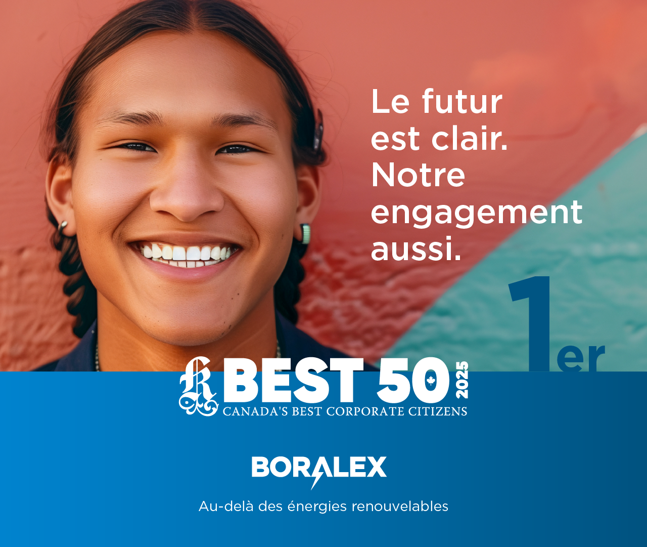 Boralex : entreprise la plus responsable au Canada en 2025 | Boralex Canada